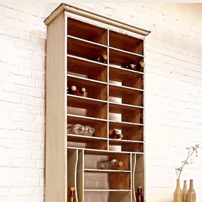 Tall Office Cabinet - Painted with Open Shelving – The Nicholson Gallery